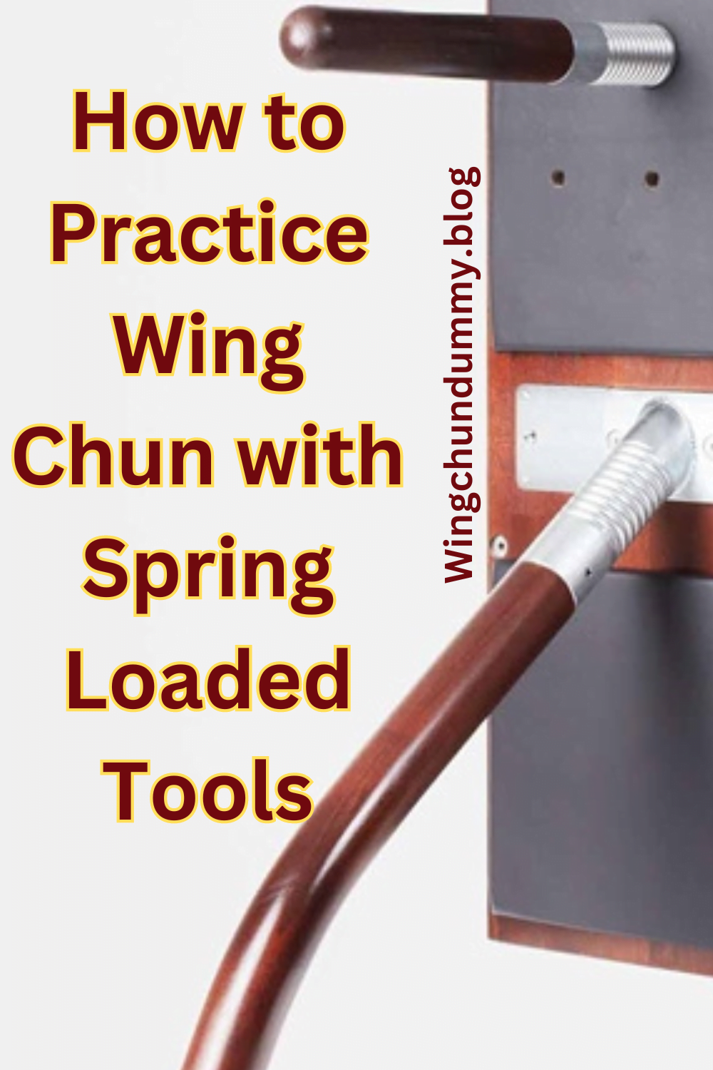Wing Chun with Spring Loaded Tools for practice