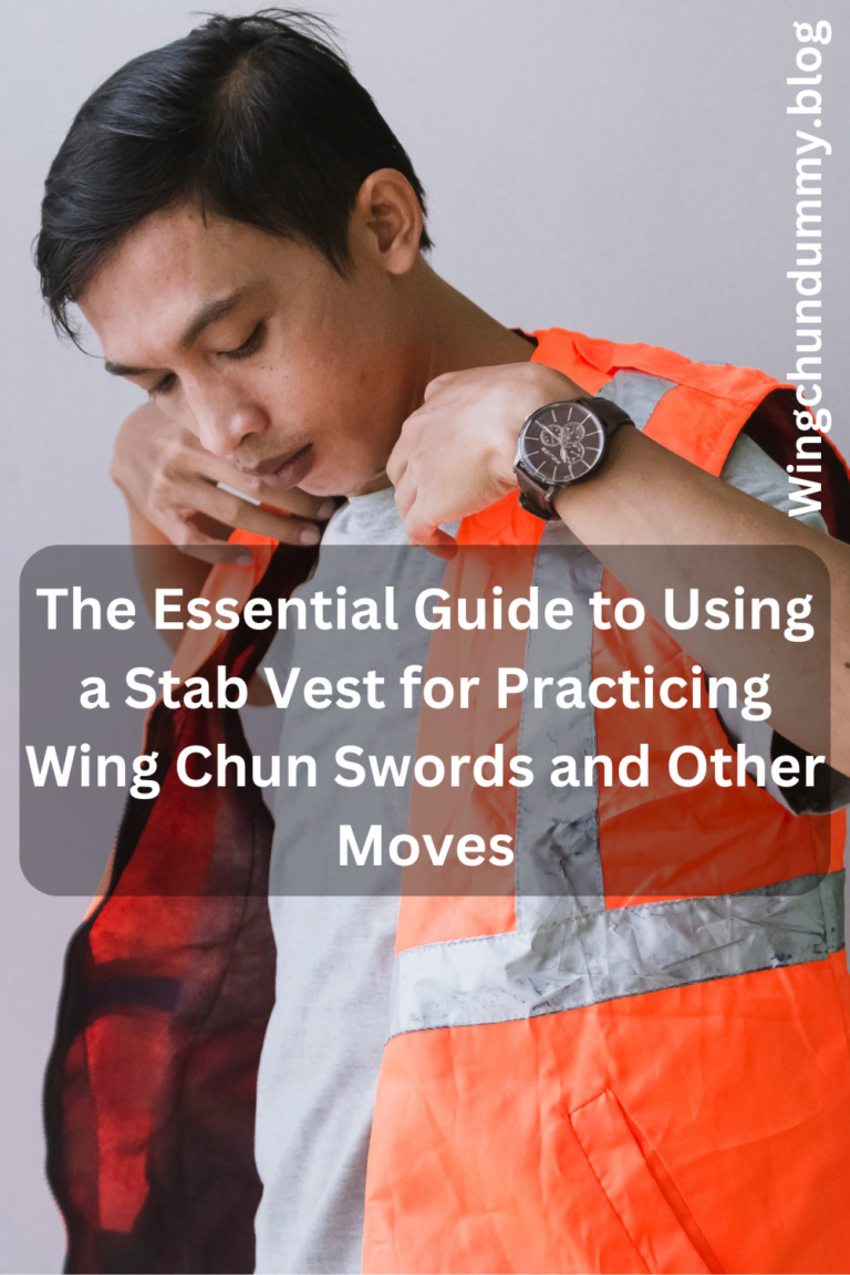 Stab Vest for Practicing Wing Chun Swords Moves