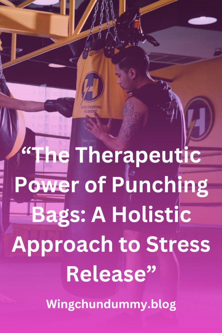 Stress Release - The Therapeutic Power of Punching Bags