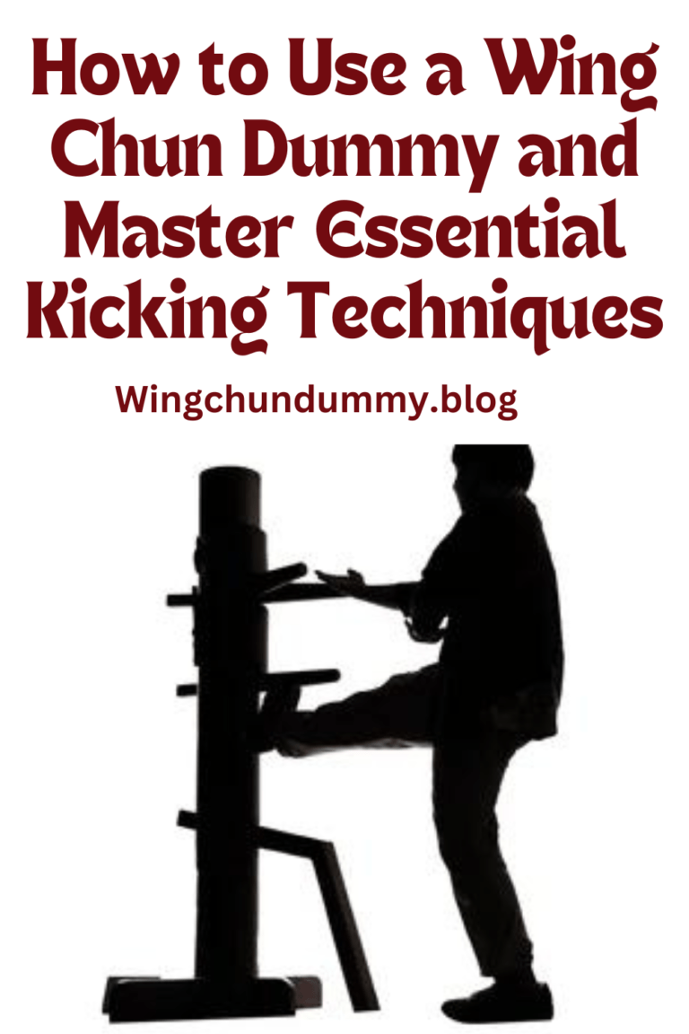 Mastering Wing Chun Dummy Kicking with Techniques - Wing Chun Dummy
